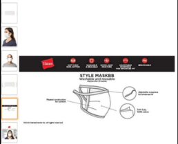 PPE Mask (White or Black) – TPDS Inc.